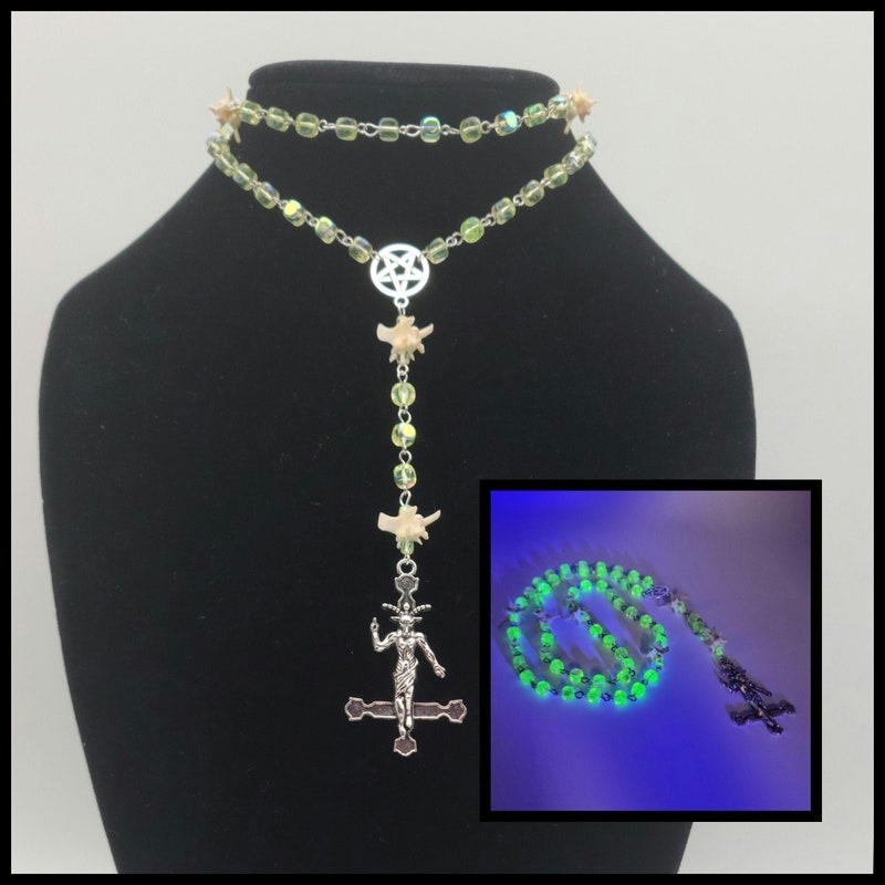 Satanic Gothic Rosary - Etsy