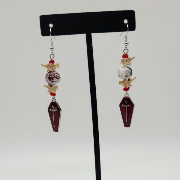 Bone Earrings - Etsy