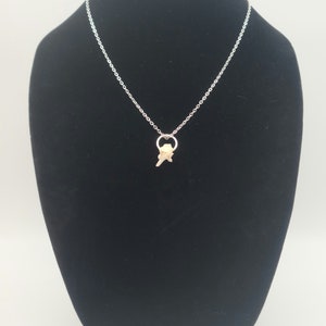 Silver Single Snake Vertebrae Bone Necklace, Real Bone Necklace ...