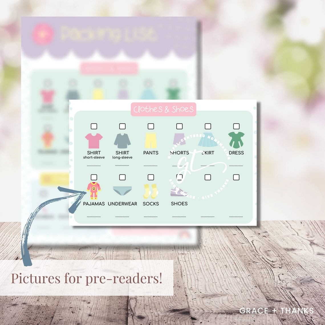 Little Girl Packing List - Travel and Vacation - Checklist - Road Trip ...