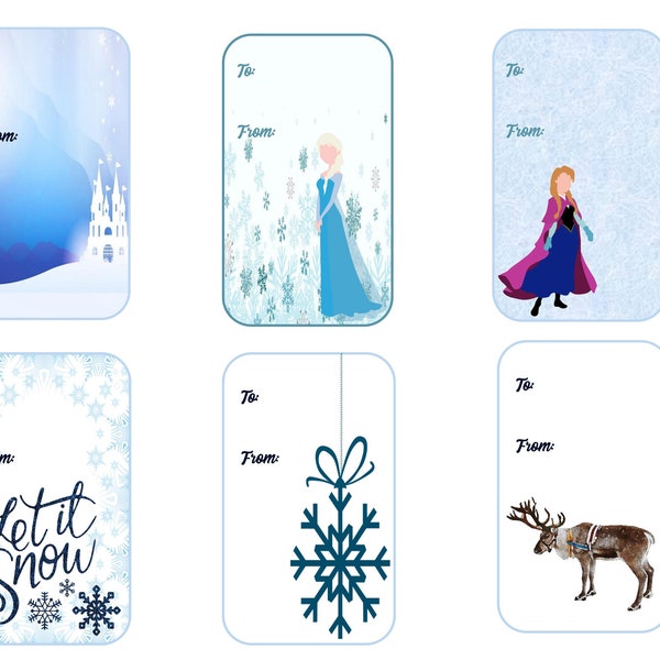 Elsa Stickers - Etsy