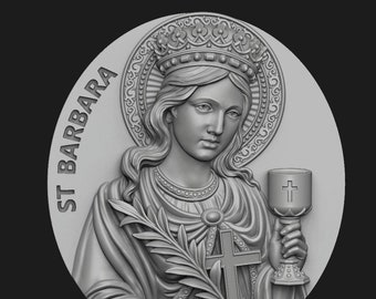St. Barbara Pendant - Etsy