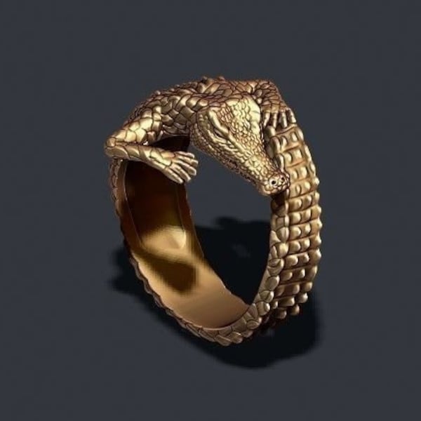 Alligator Ring - Etsy