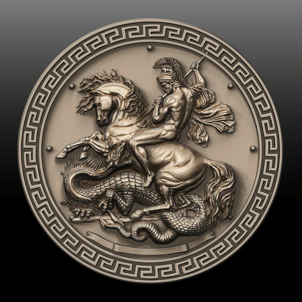 St George Pendant - Etsy