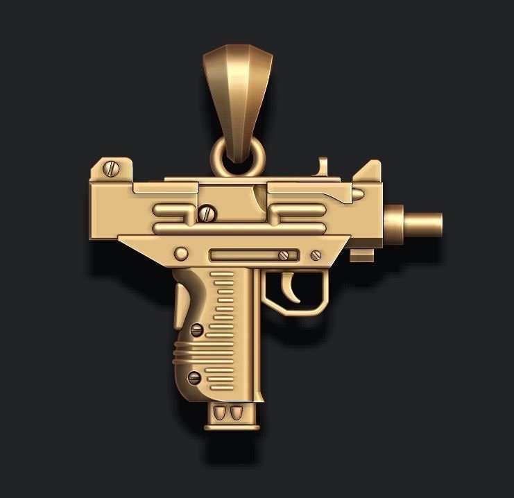 Gold Uzi