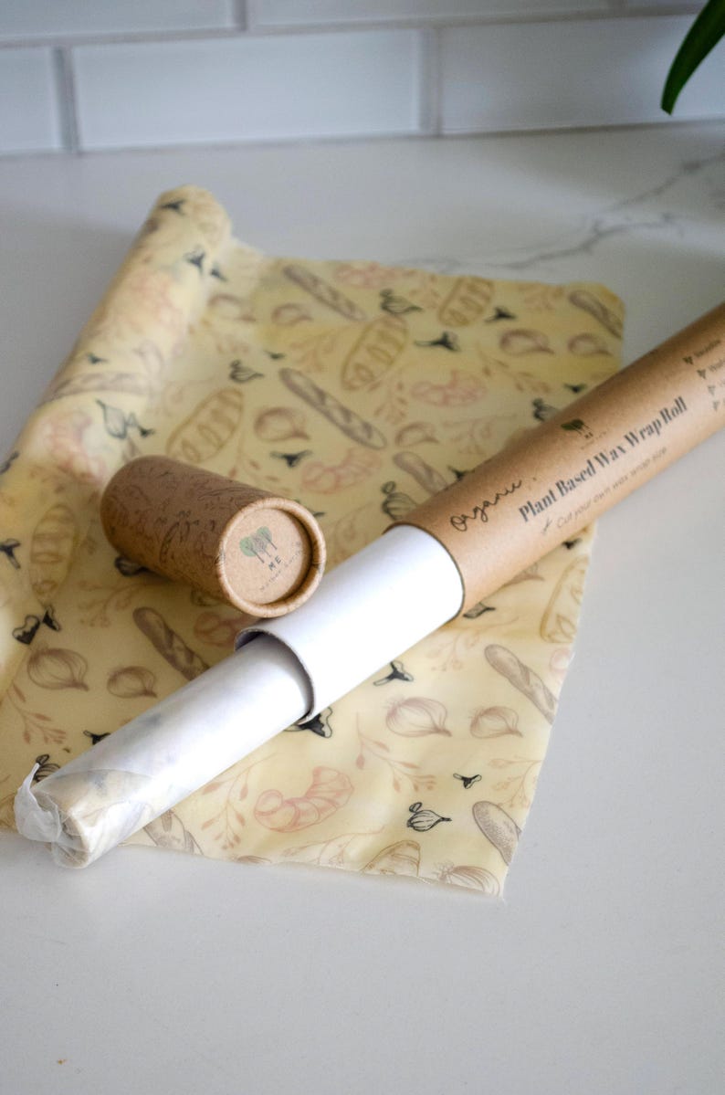 Plant Based Wax Food Wrap Roll | Vegan Beeswax | Zero Waste Food ...