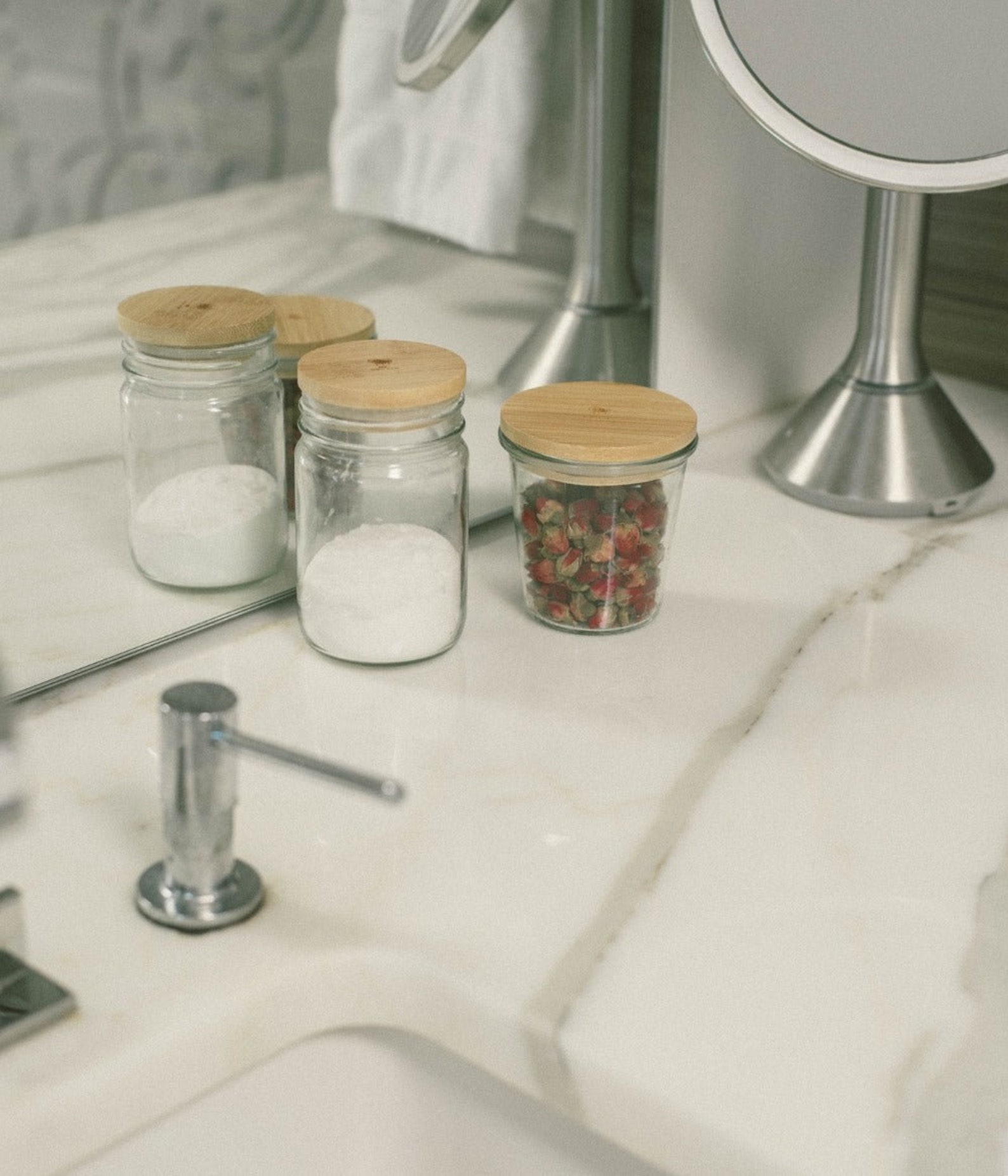 Solid Bamboo Mason Jar Lids | Zero Waste + Reusable Food Storage ...