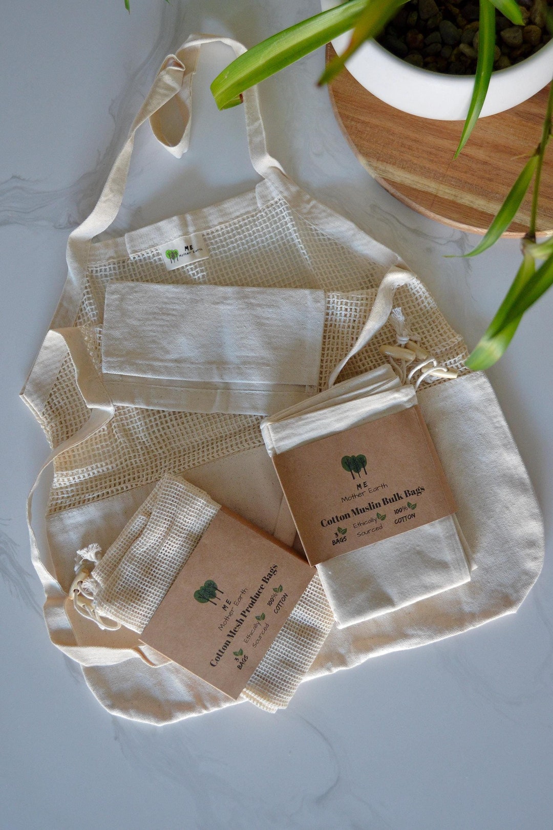 Reusable Bag Starter Kit Zero Waste and Plastic Free - Etsy