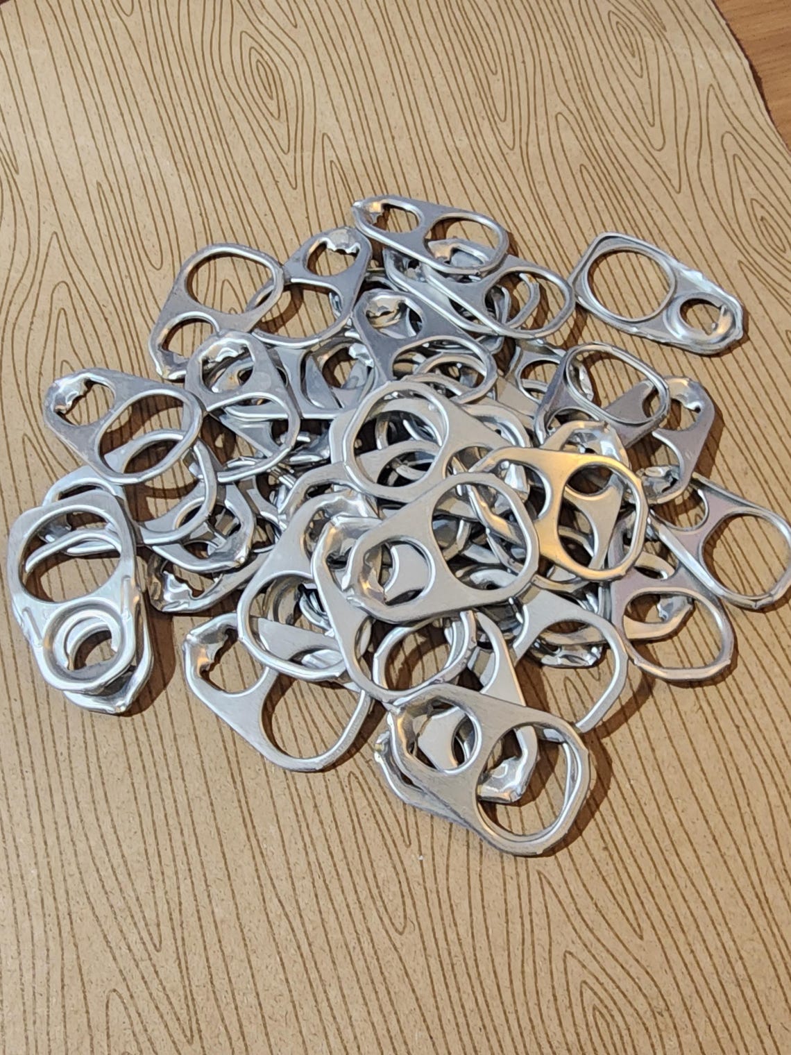 Large Silver Can Tabs 25 - Etsy Canada