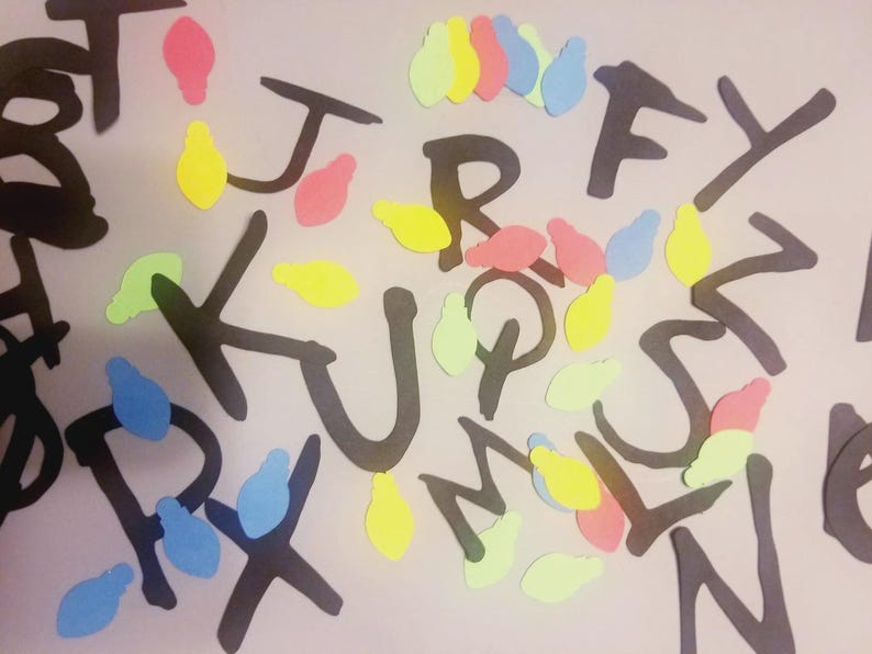 Stranger Things Confetti - Etsy