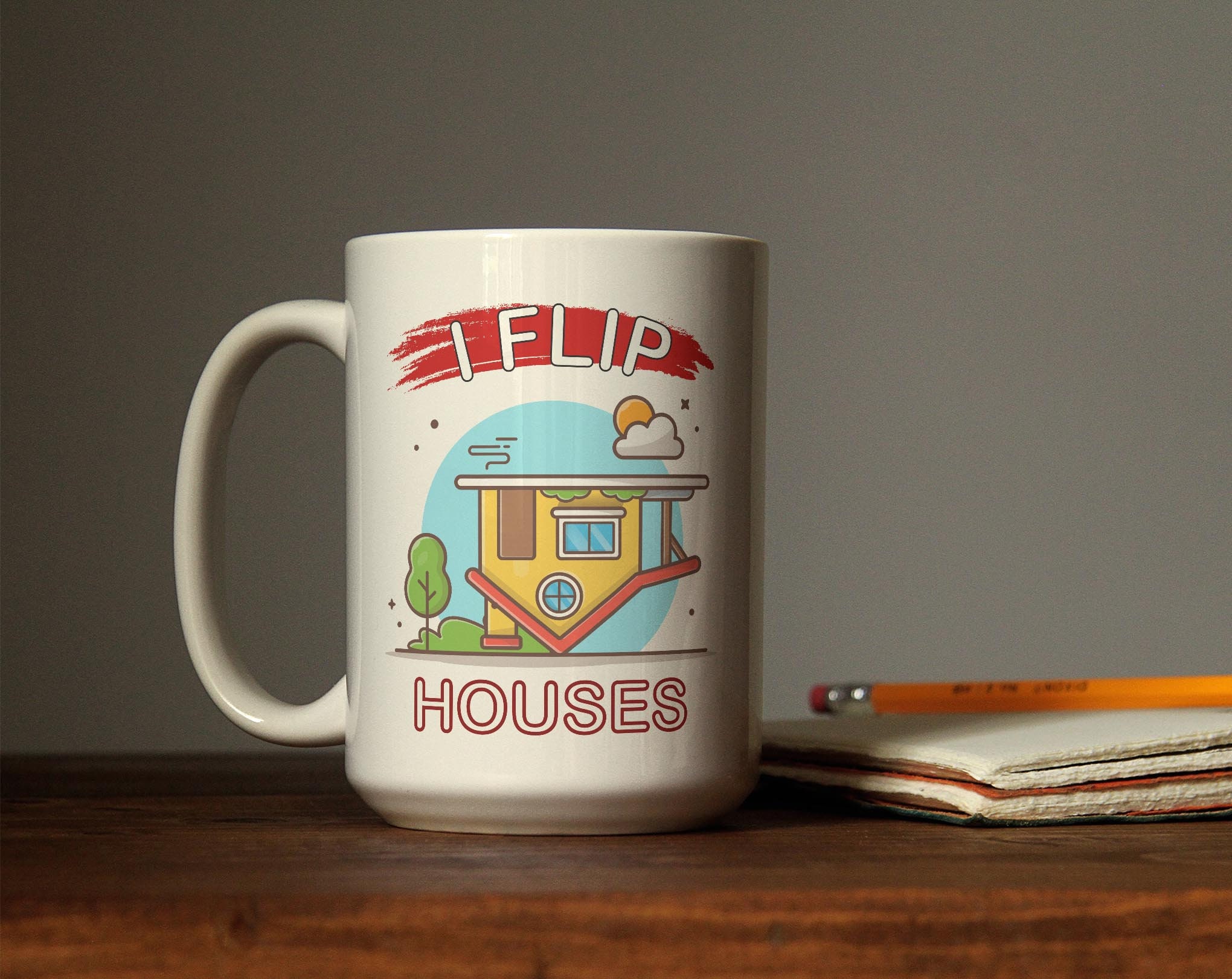 Funny Realtor Mug I Flip Houses Mug Real Estate Agent Mug | Etsy