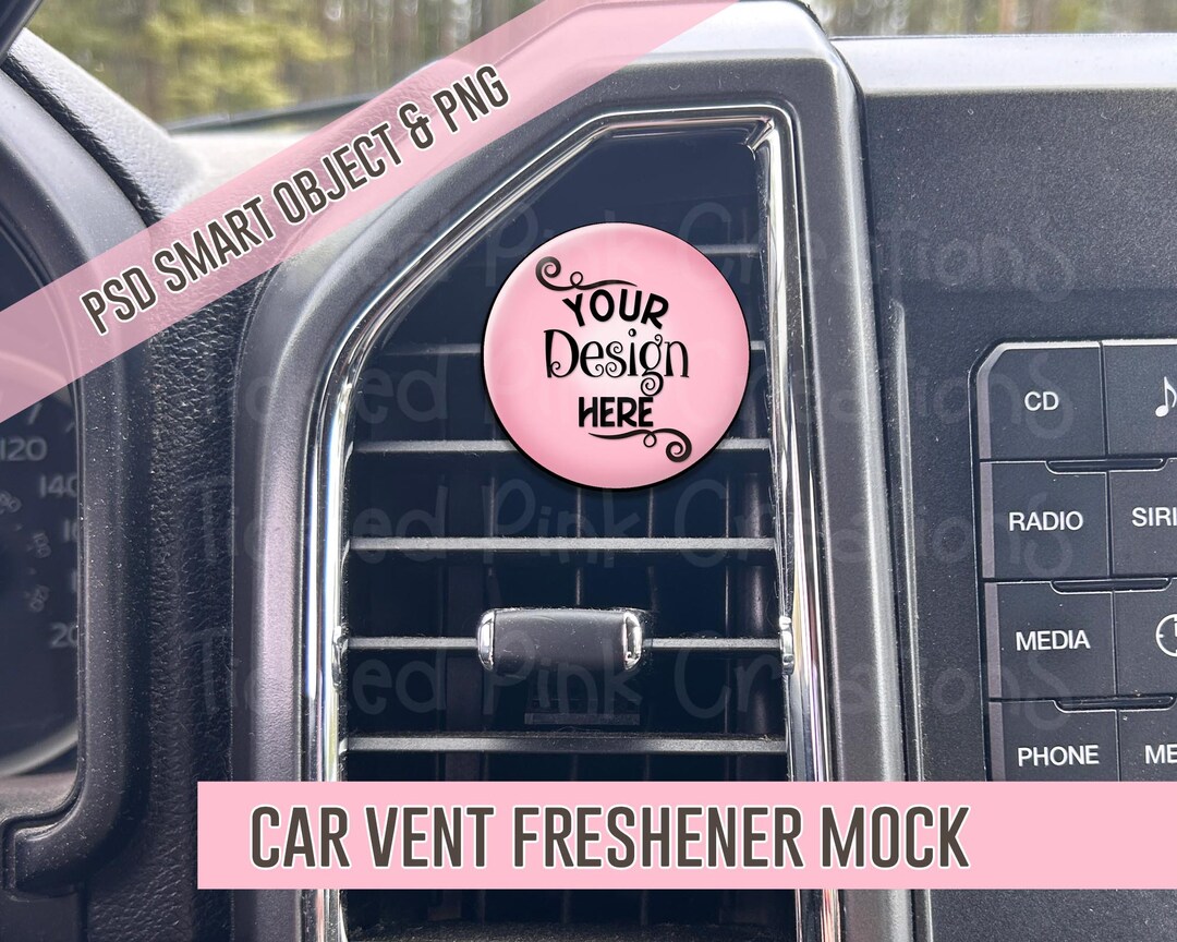 Car Vent Freshener Mockup | Air Freshener Mockup | Car Vent Clip Mock ...