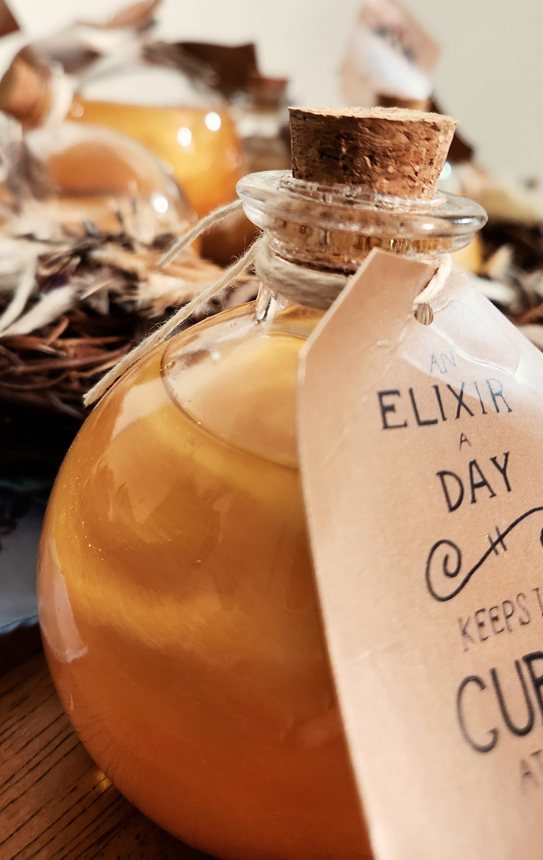 Gold Potion Bottle - the Owl House Inspired Eda's Elixir, Potion, Gold ...