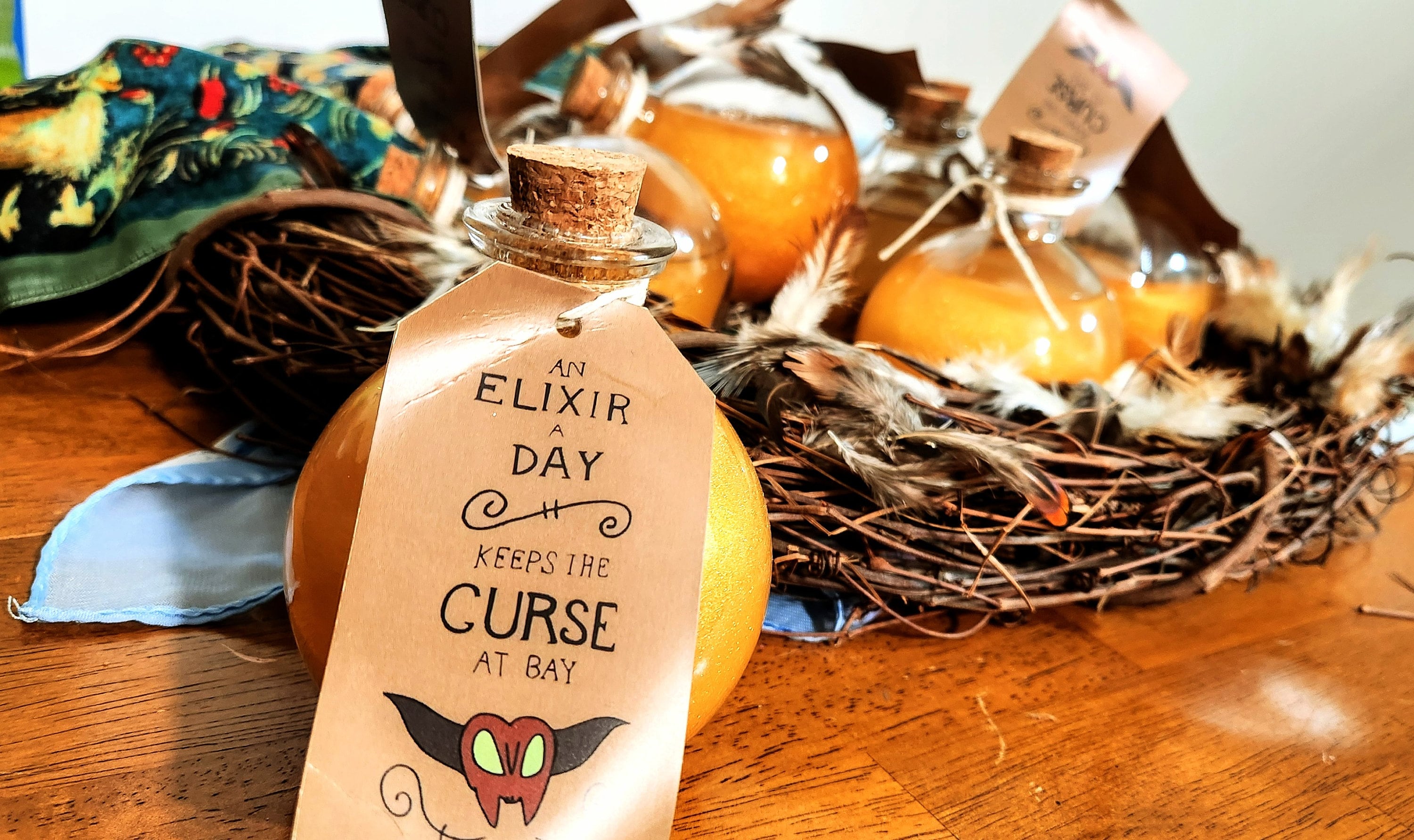 Gold Potion Bottle - the Owl House Inspired Eda's Elixir, Potion, Gold ...