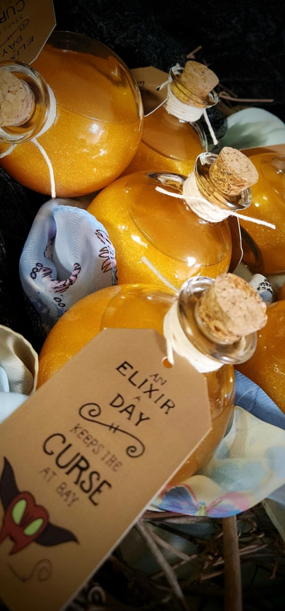 Gold Potion Bottle - the Owl House Inspired Eda's Elixir, Potion, Gold ...