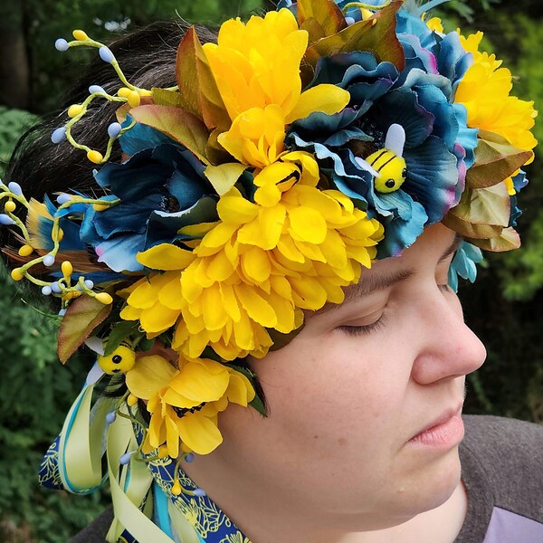 Pagan Flower Crown - Etsy