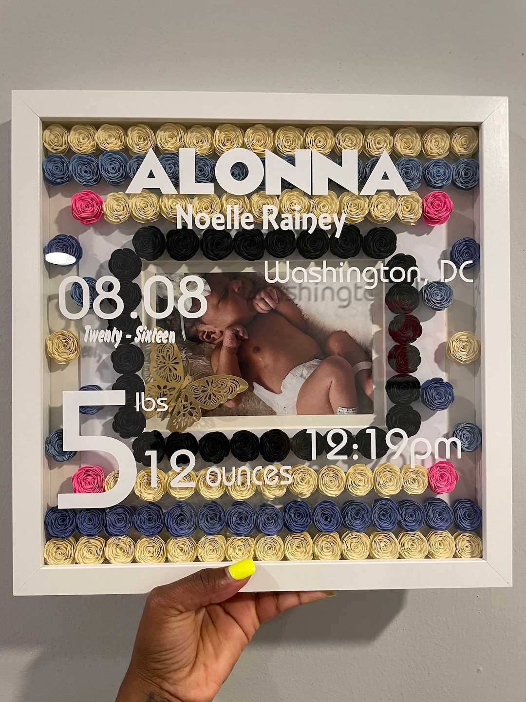 Baby Shadow Box - Etsy
