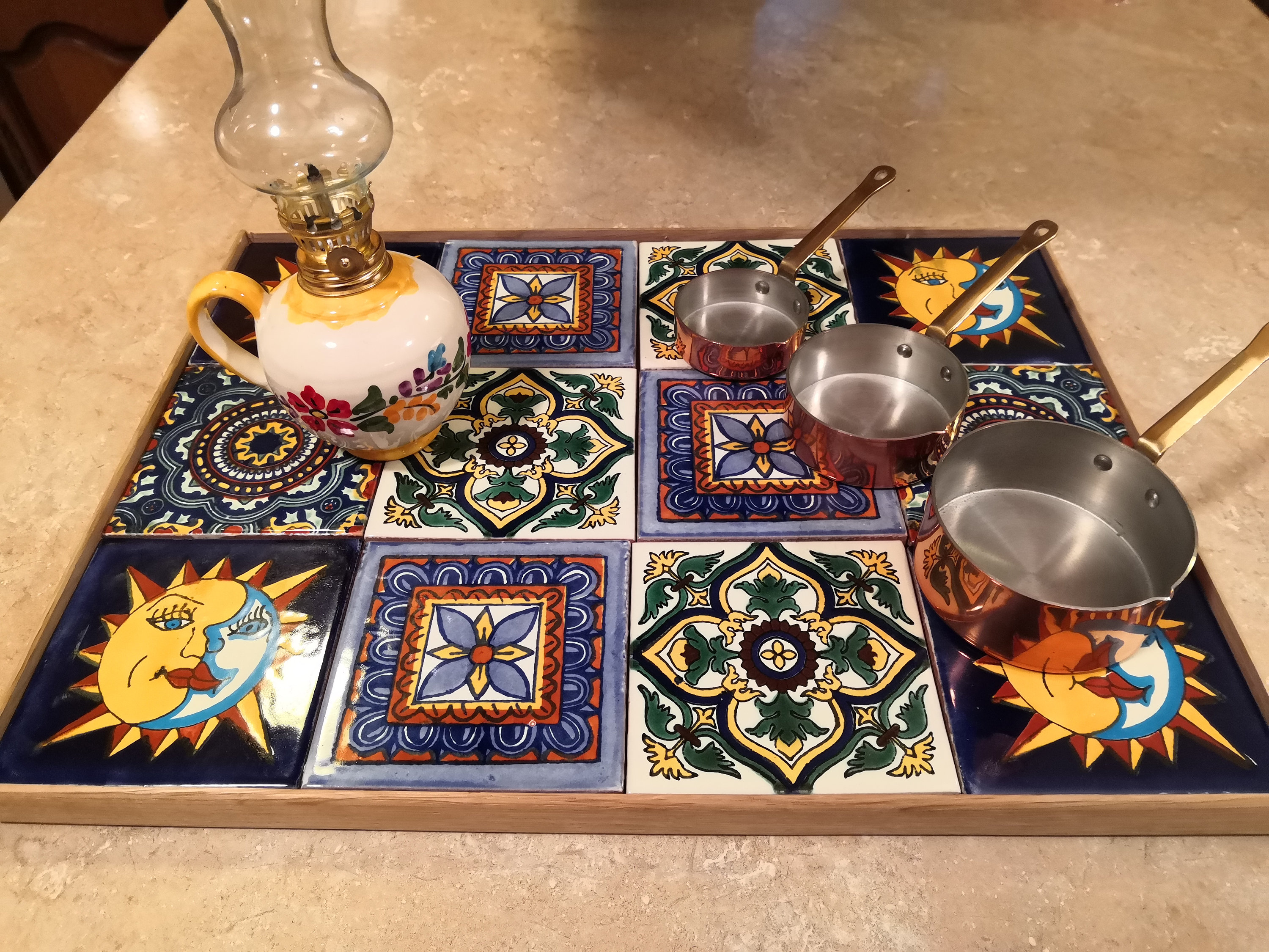 Handmade Large Mexican-Style Tile Tray - Etsy.de