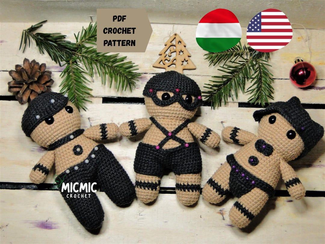 Sado Gingy Jack - Ricky - Mike Gingerbread Crochet Pattern Budle - Etsy