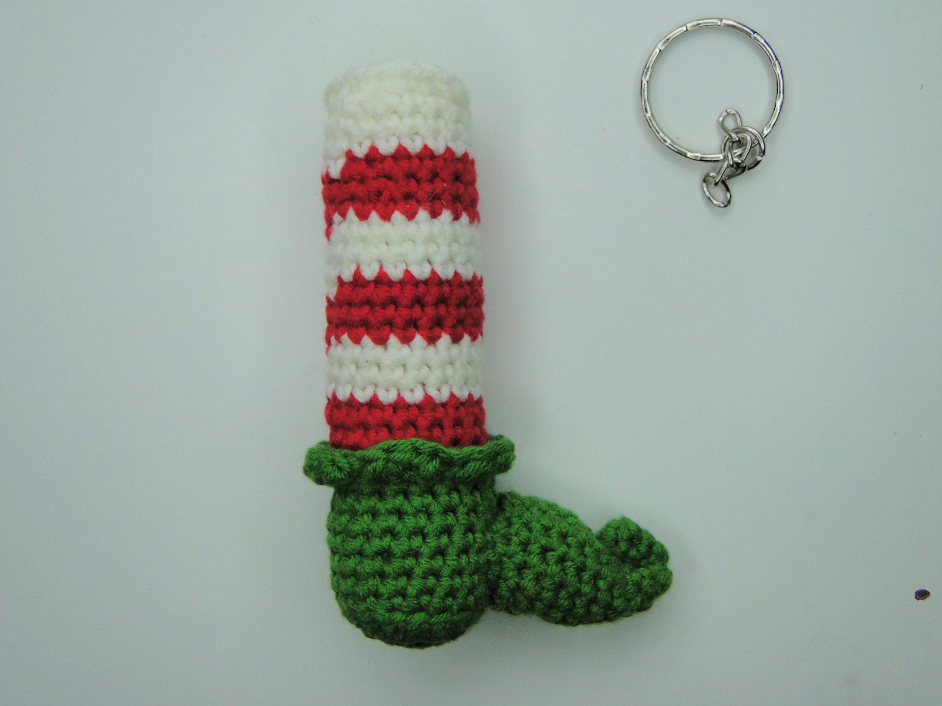 Elf Leg Keychain Crochet Pattern, Elf Leg Keychain Amigurumi Pattern ...