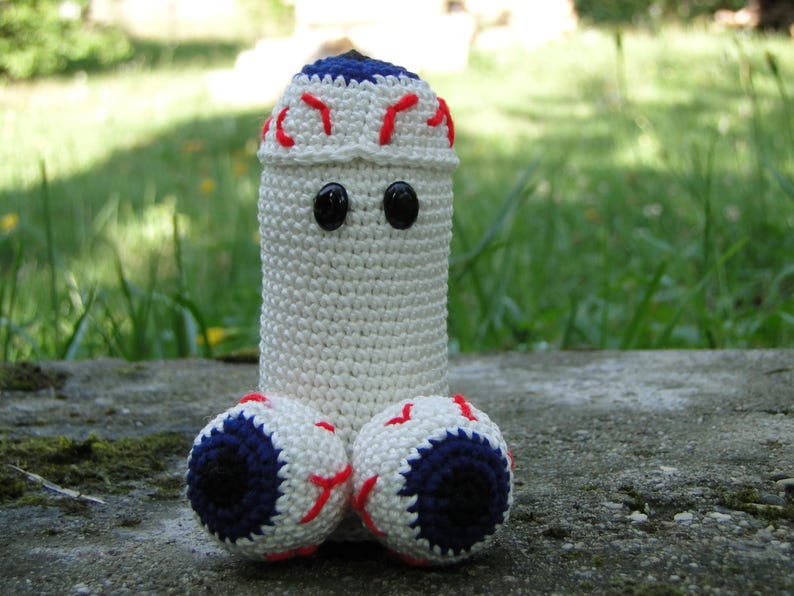 Eyeball Peen Amigurumi Crochet Pattern | Naughty Halloween Gag Gift ...