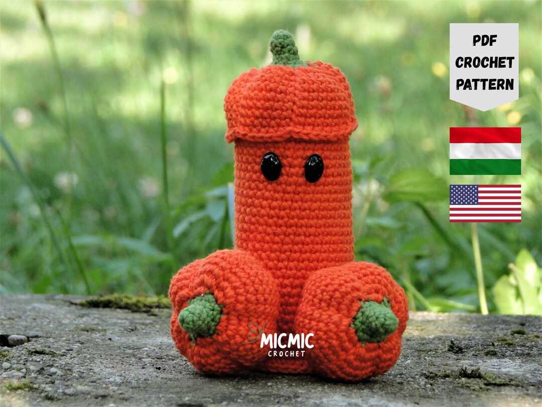 Halloween Pumpkin Peen Crochet Pattern | Naughty Crochet Pattern ...