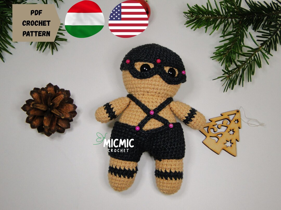Sado Gingy Mike Crochet PDF Pattern - Etsy Ireland