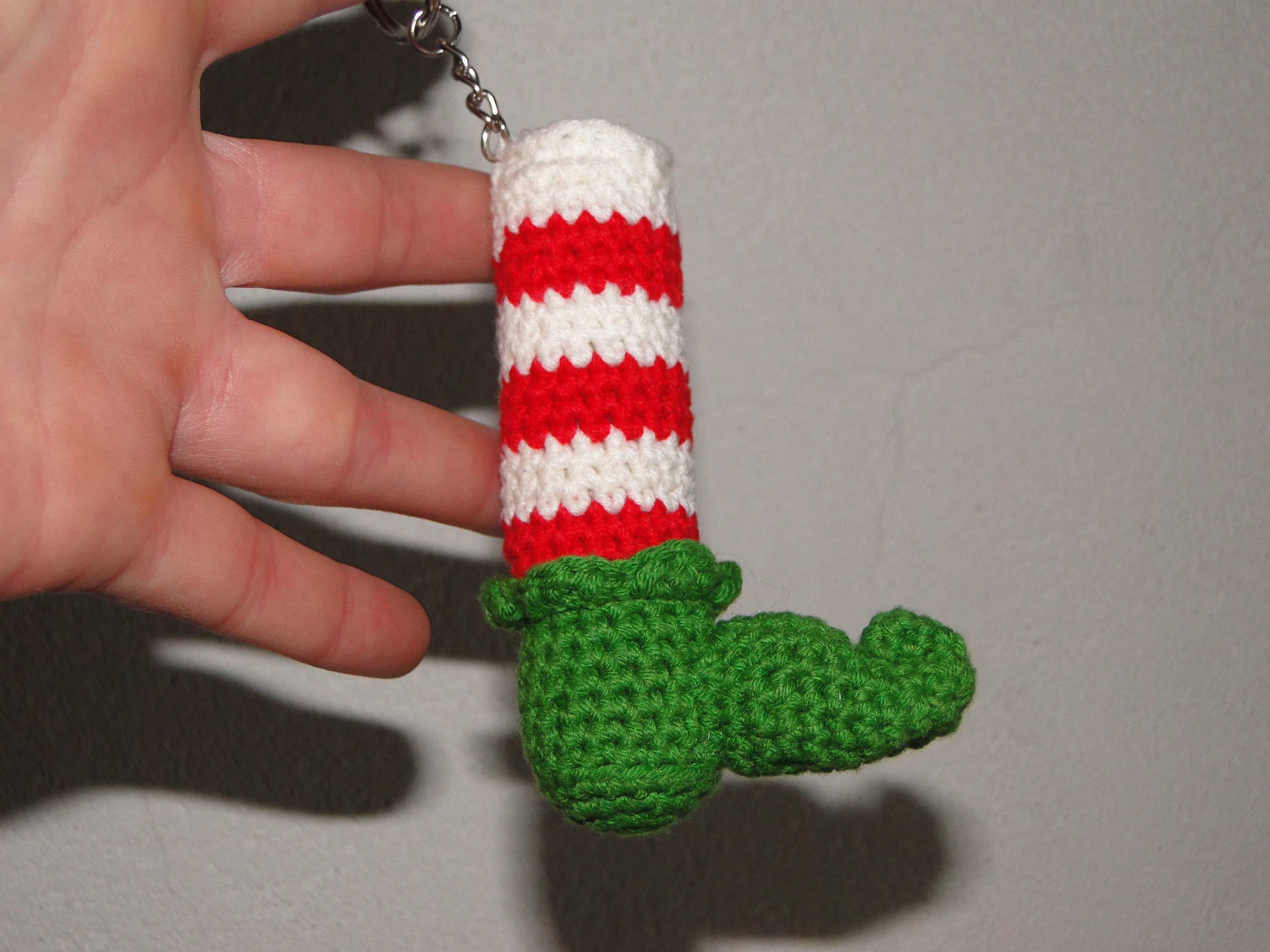 Elf Leg Keychain Crochet Pattern, Elf Leg Keychain Amigurumi Pattern ...