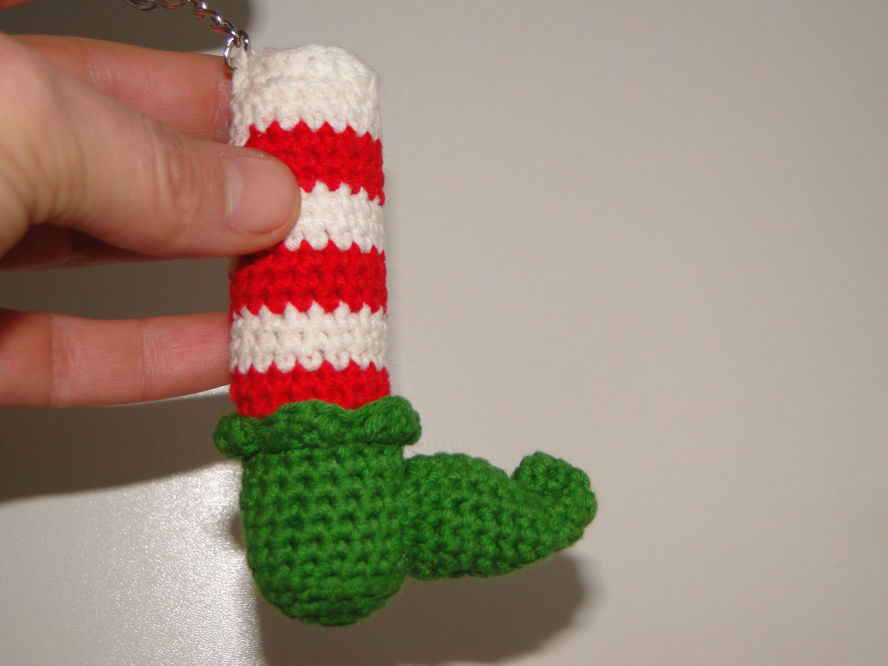 Elf Leg Keychain Crochet Pattern, Elf Leg Keychain Amigurumi Pattern ...