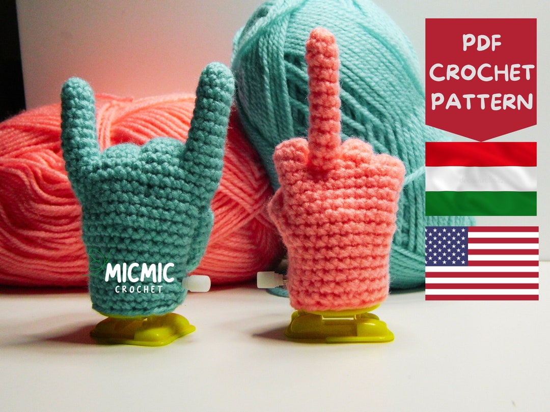 Walking Hand Crochet PDF Pattern - Etsy