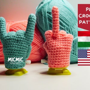 Walking Hand Crochet PDF Pattern - Etsy