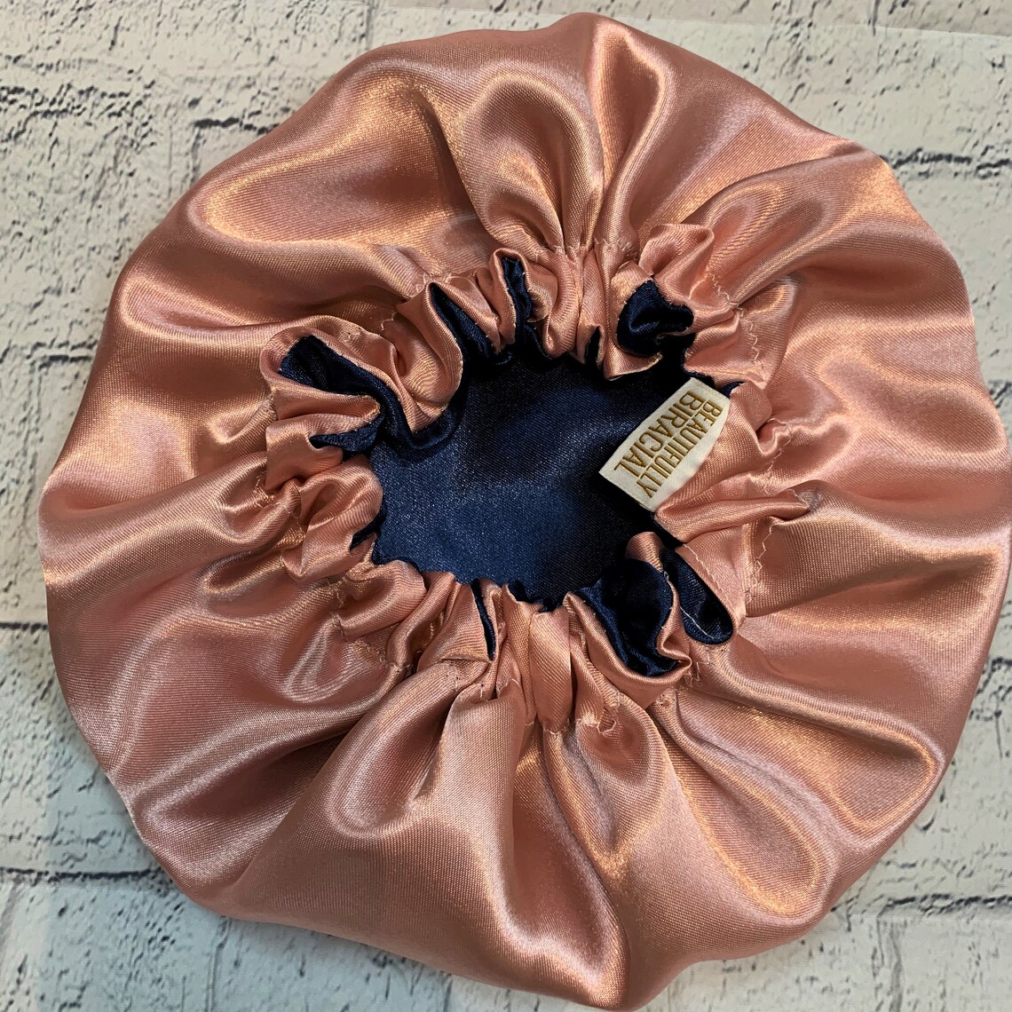 Customisable Double Layered Reversible Satin Bonnet | Etsy