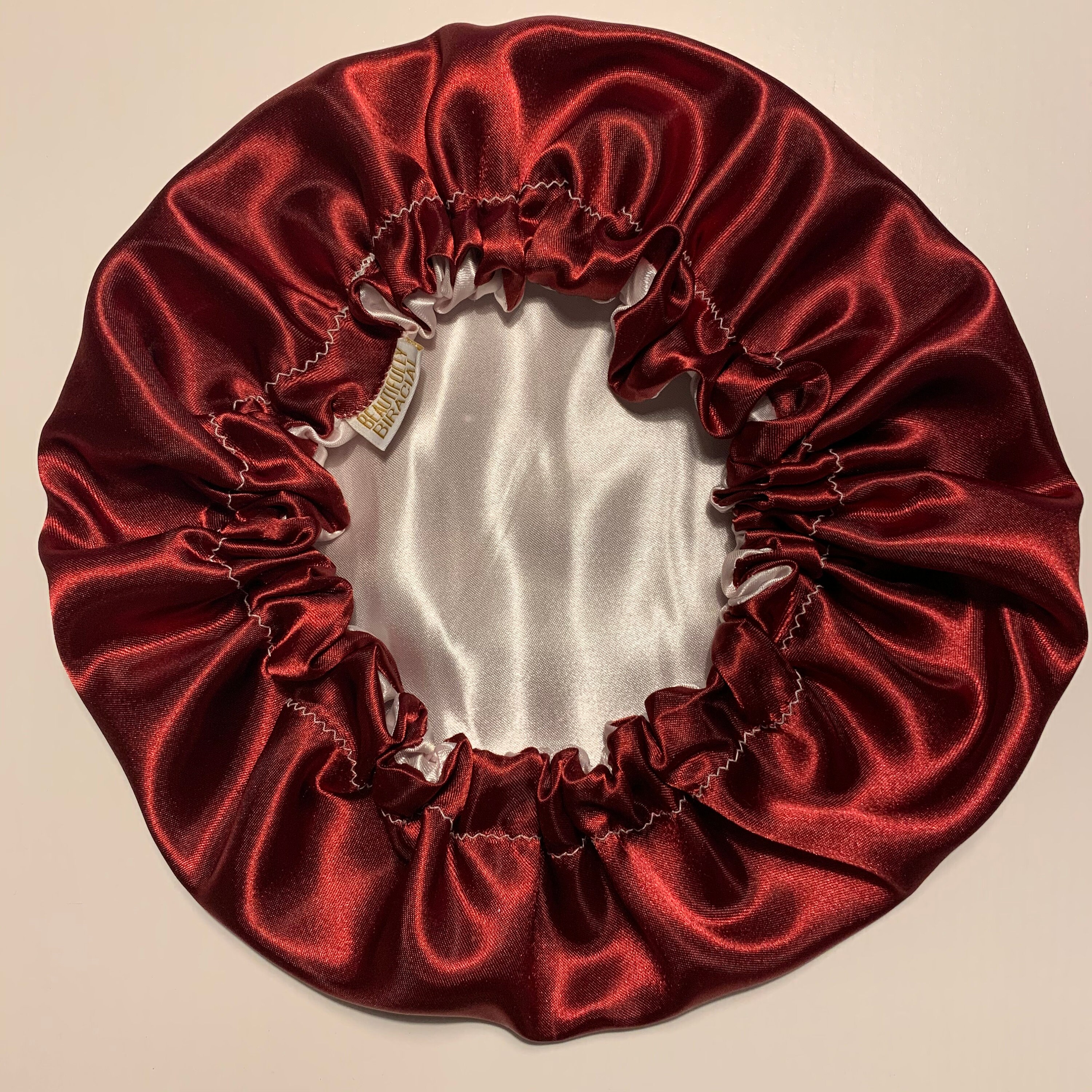 Customisable Double Layered reversible Satin Bonnet | Etsy