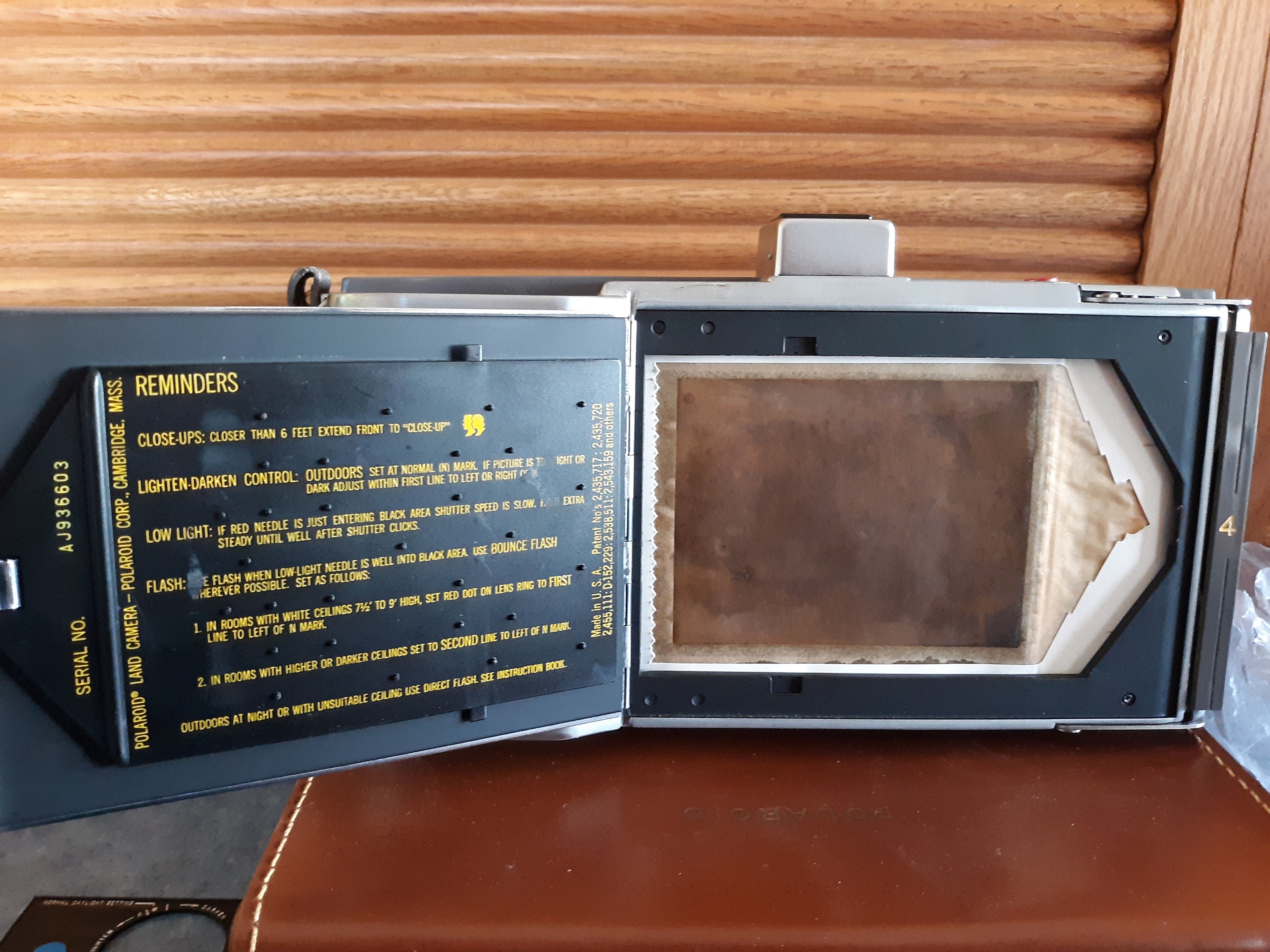 Polaroid Land Camera Model J66 - Etsy