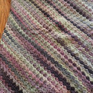 Crochet Diagonal Afghan 2 - Etsy