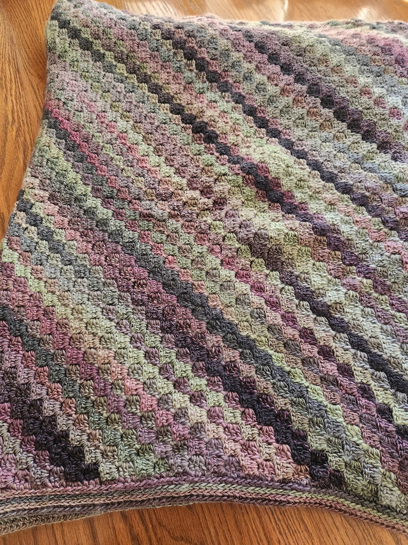 Crochet Diagonal Afghan 2 - Etsy