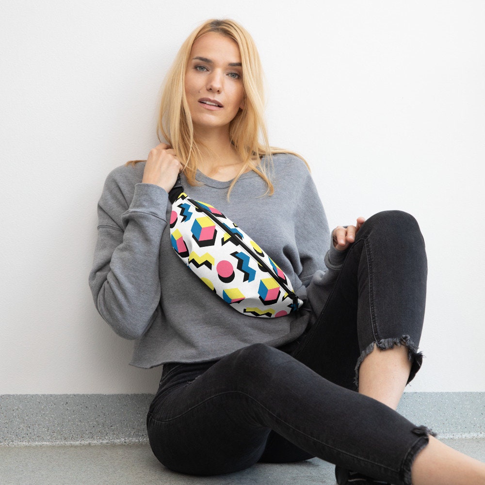 80's Retro Bum Bag Fanny Pack Waist Pack Hip Bag - Etsy