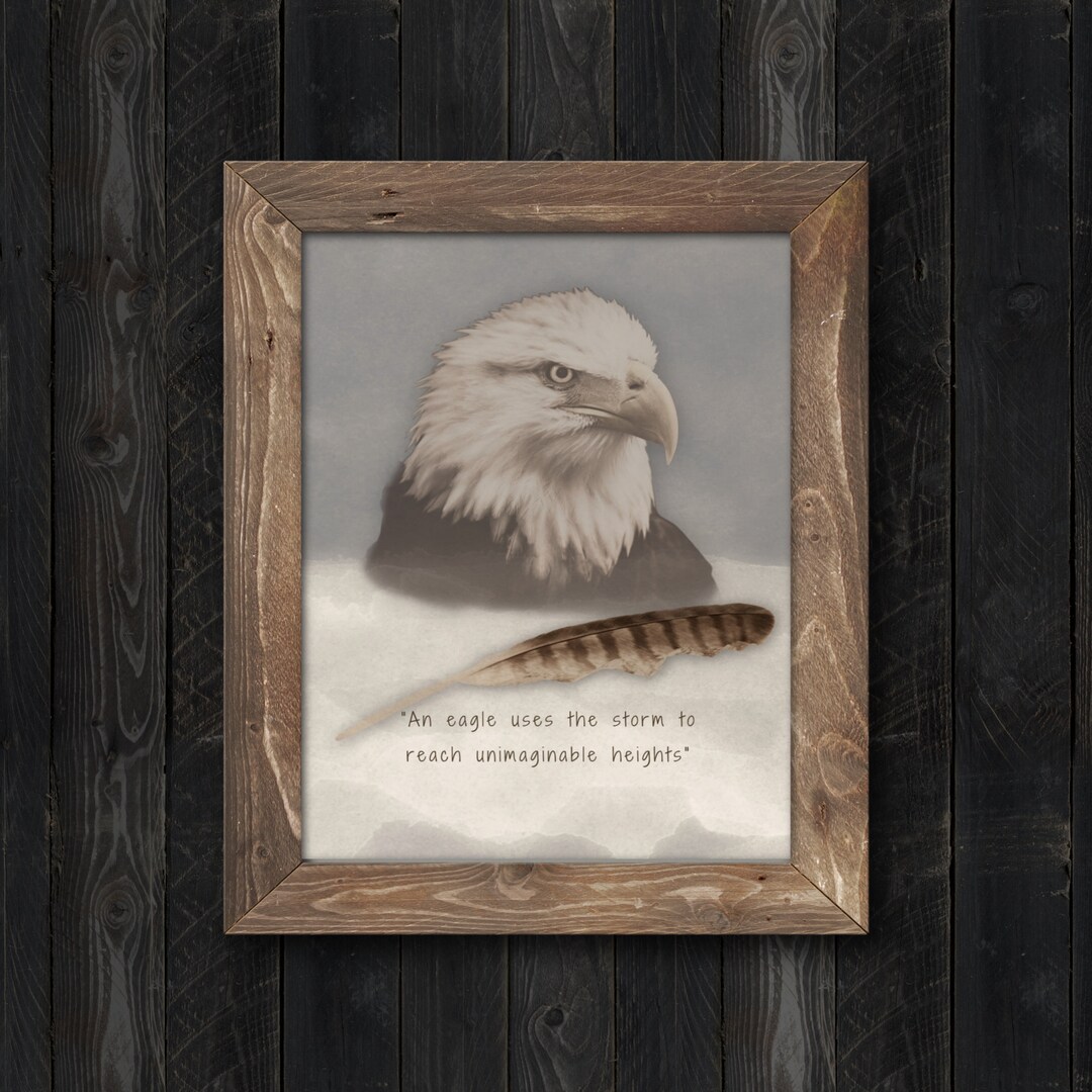 Eagle, Printable Wall Art, Animal Spirit/medicine, the Eagle Uses the ...