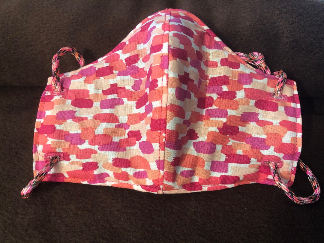Adjustable, Washable, Triple Layer Face Mask - Etsy