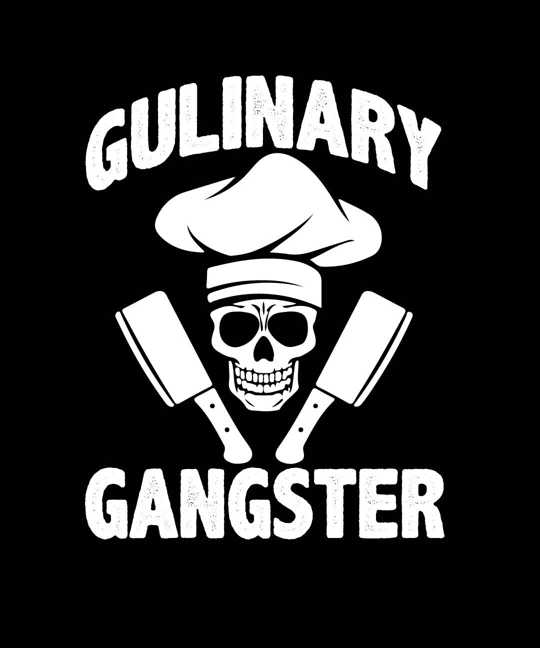 Gulinary Gangster T-shirt Design, Svg, Dxf, Eps, Png - Etsy