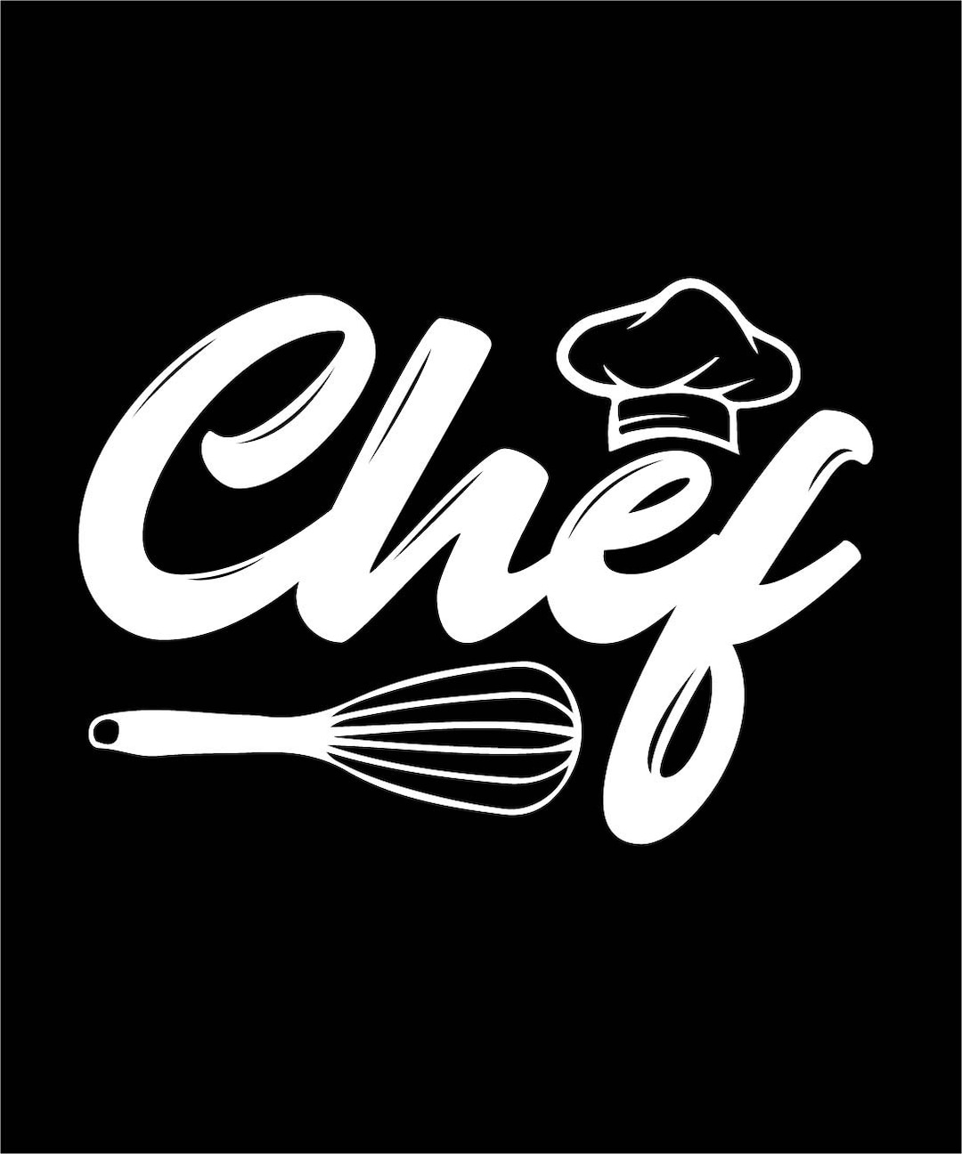 Chef T-shirt Design, Svg, Dxf, Eps, Png - Etsy