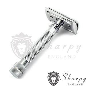 Classic Shaving Double Edge De Safety Razor Free Blades Vintage Shaver ...