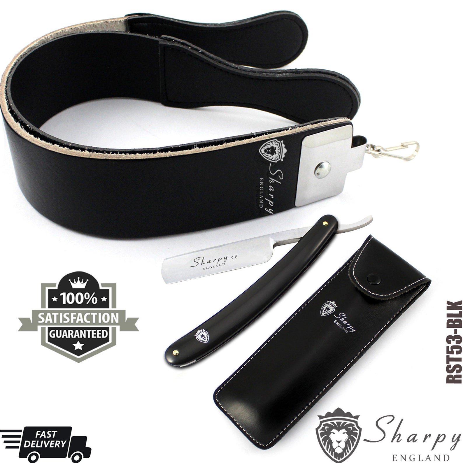 Kit de afeitar profesional de 3 piezas para hombre con - Etsy España