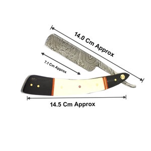 Professional Damascus Steel Straight Cut Throat Razor With - Etsy