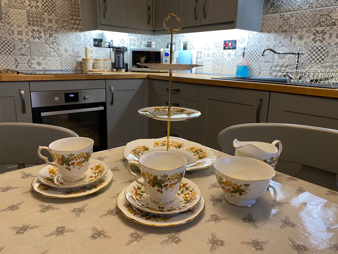 Fine Bone China Afternoon Tea Set for Two queen Anne - Etsy