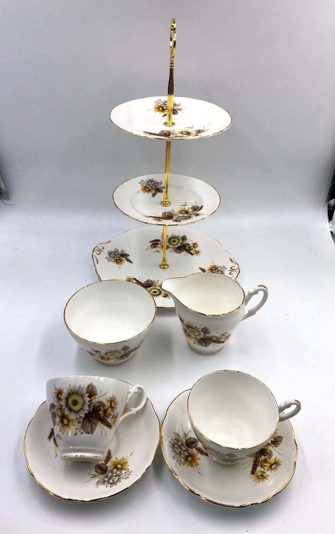Fine Bone China Afternoon Tea for Two Set - Etsy