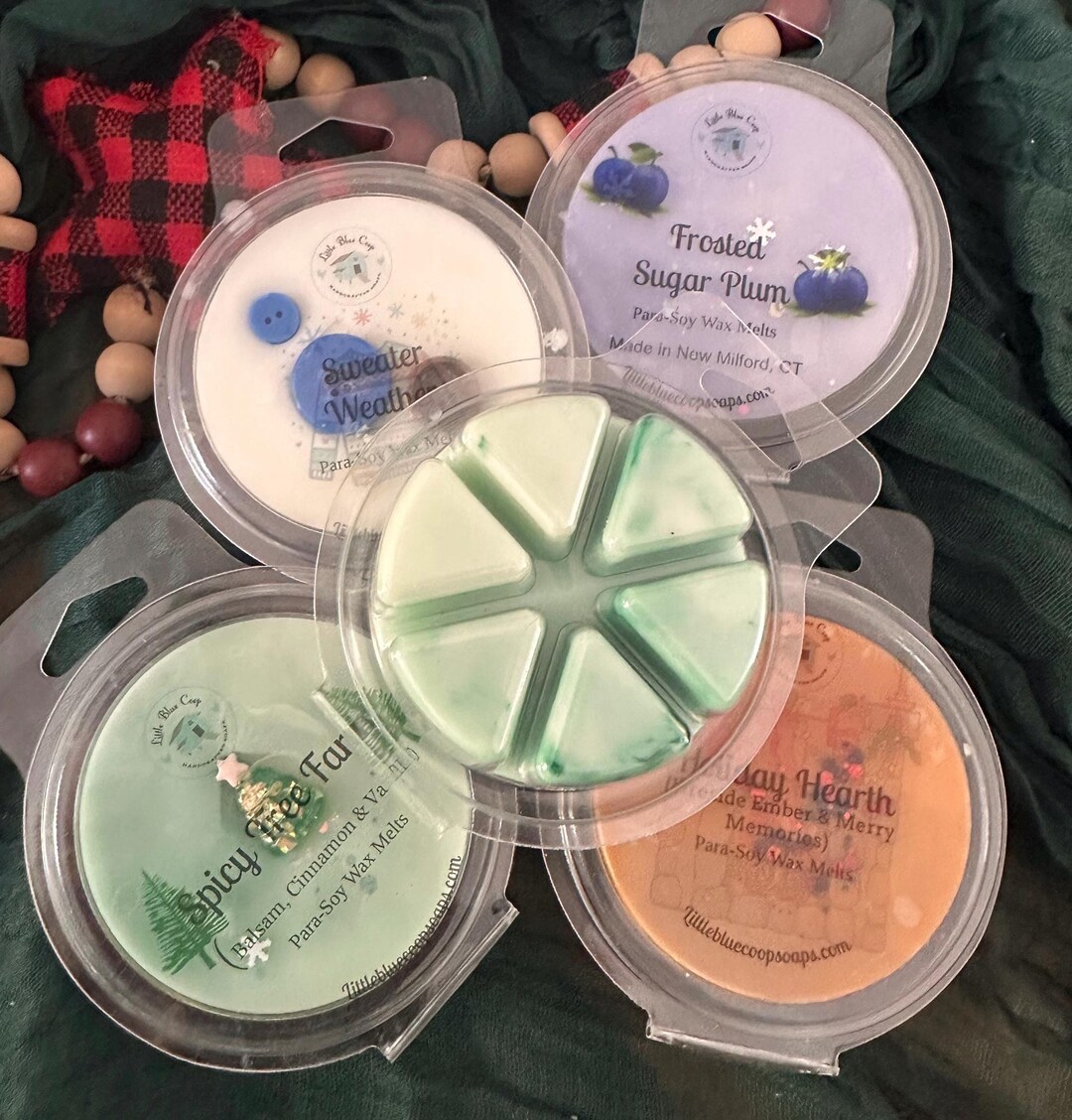 Clamshell Wax Melts, Soy Blend, Variety of Fragrances- Choose Your ...