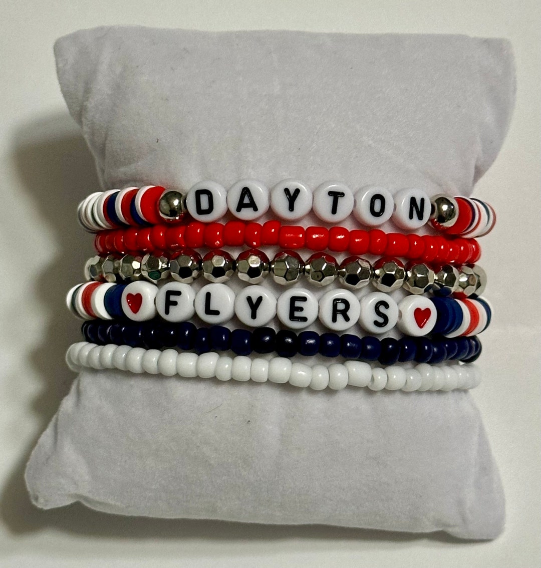 Dayton Inspired Heishi Stackable Bracelets Set or Stanley Cup Accessory ...