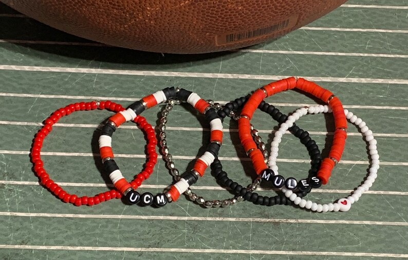 University of Central Missouri UCM Mules Heishi Stackable - Etsy
