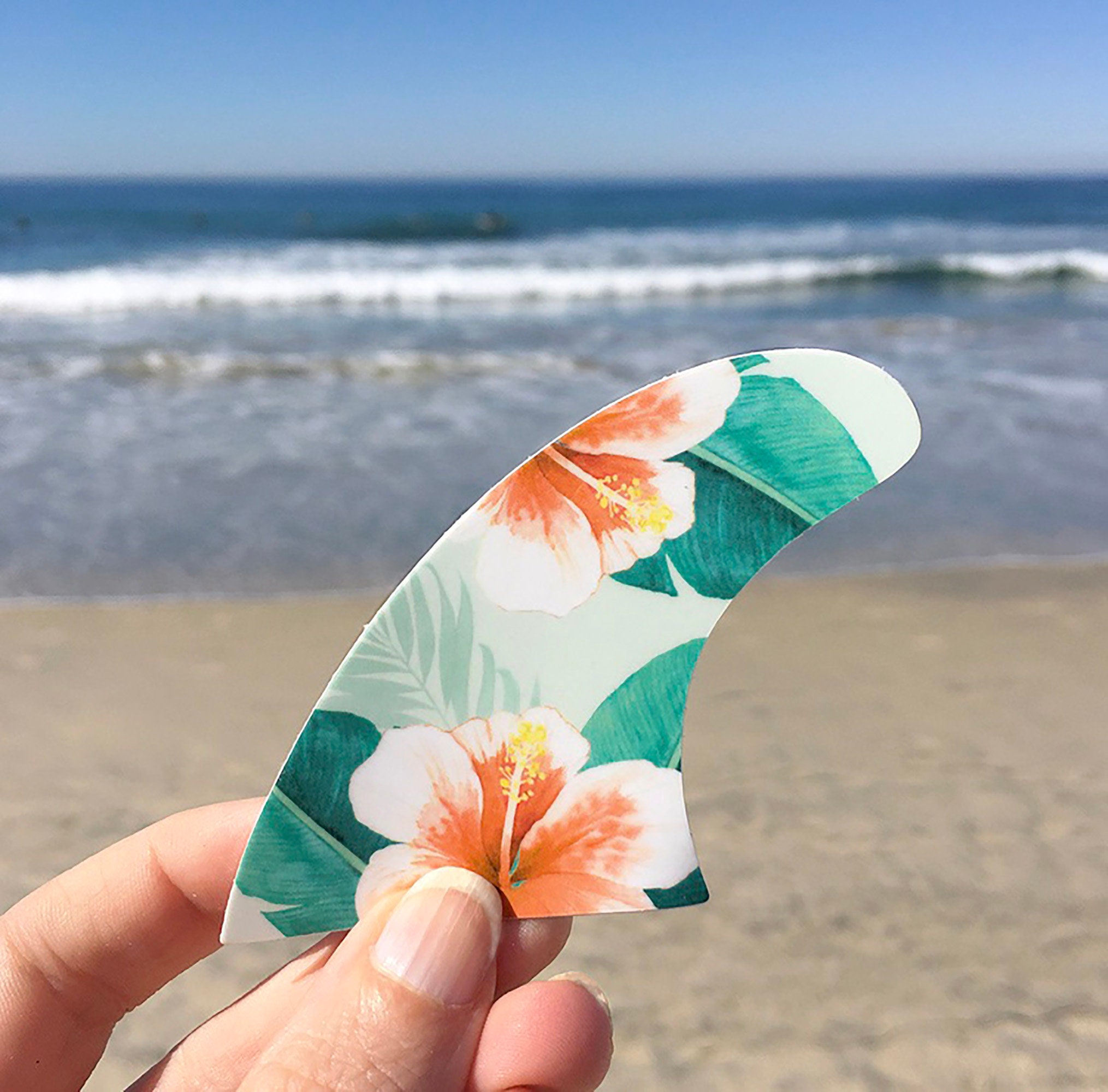 Surf Fin Sticker Decal - Etsy